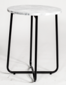 RYAN SIDE TABLE WHITE – Guild Design Gallery